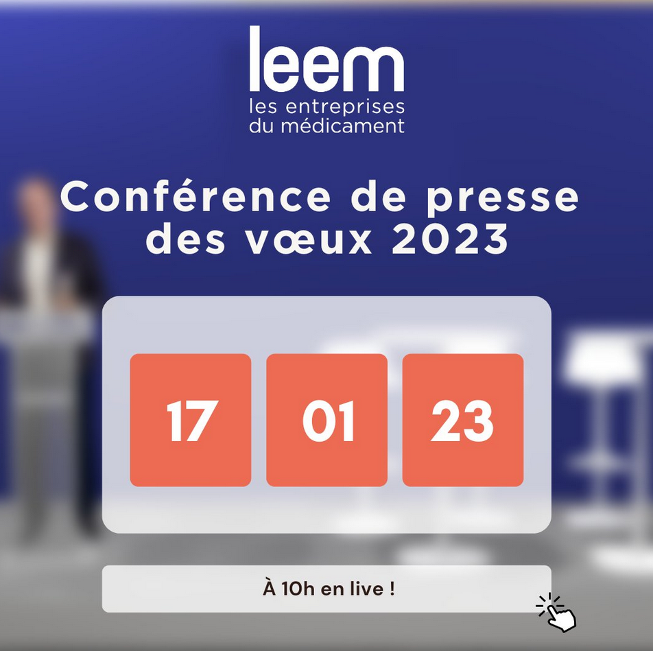 A suivre en direct - Conférence des vœux du Leem 2023, 17 janvier à 10h | Leem