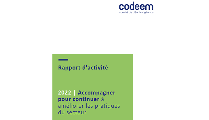 Rapport d'activité du Codeem 2022 - Accompagner pour continuer à ...