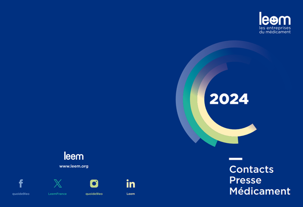 Contacts Presse Médicament - Édition 2024 | Leem