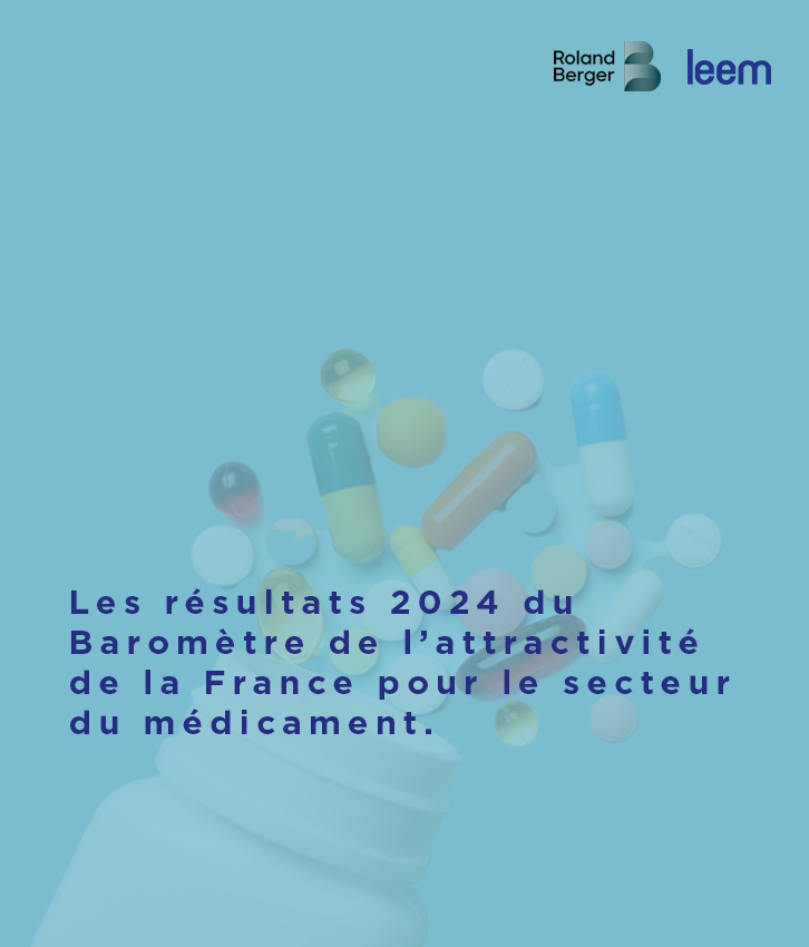 Résultats du Baromètre 2024 de l’attractivité de la France pour les entreprises du médicament | Leem